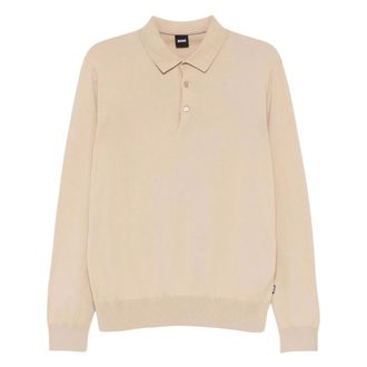 HUGO BOSS Gemello-P Strick-Polo - - Tops - Herren - Beige - 2XL