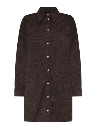 Pinko Robe Au Genou - Marron