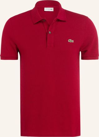 Lacoste Piqué-Poloshirt Slim Fit rot