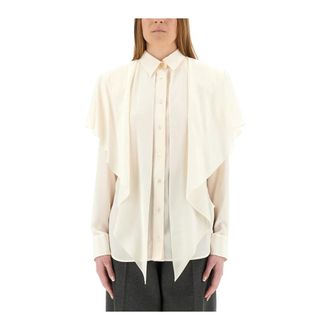 Stella McCartney Damen, Blusen & Hemden, Beige, MGr&ouml;&szlig;e