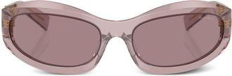 Miu Miu Eyewear lunettes de soleil à monture géométrique - Violet