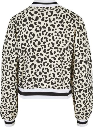 Urban Classics Sweatjacke Urban Classics Damen Ladies AOP Oversized College Sweat Jacket (1-tlg)