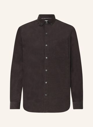 Paul Paul Cordhemd Comfort Fit grau