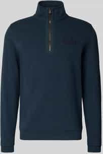 PME Legend Sweatshirt mit Stehkragen und Reißverschluss