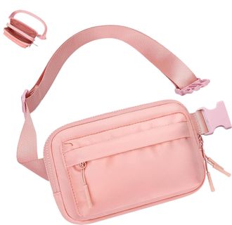 Generic Running Gürteltasche - Trainingsgürteltasche Kapazität | Hüfttasche zum Wandern, Reisen, Wandern, modische Gürteltasche für Herren und Damen, Pink, ve