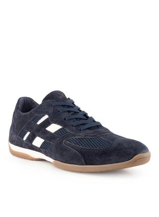 Lloyd Herren Sneaker blau Veloursleder