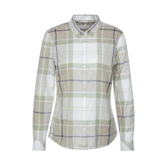 Barbour Femme, Blouses et Chemises, Multicolore, Taille: 38 FR Chemise en Coton &agrave; Carreaux