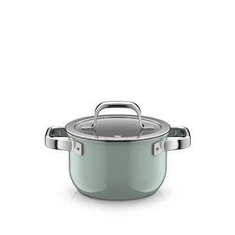 WMF Fusiontec Mineral Pro, Kochtopf mit Deckel 16 cm, langlebiges, kratzfestes Material, kleiner Topf Induktion, f&uuml;r alle Herdarten geeignet, Made in Germ