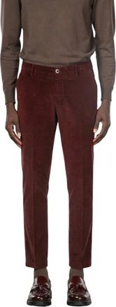 Mason's Milano Chino - Homme - Pantalons - Rouge - Taille: M