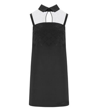 Elisabetta Franchi ROBE MINI AVEC STRASS NOIRE ELISABETTA FRANCHI