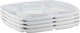 M&auml;ser Fondueteller Set, Porzellan