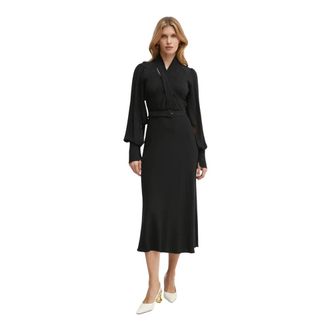 Patou Draped Maxi Day Dress - - Dresses - Damen - Schwarzk - XS