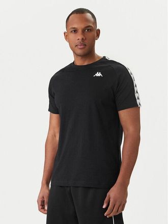 Kappa T-Shirt 303UV10 Schwarz Slim Fit