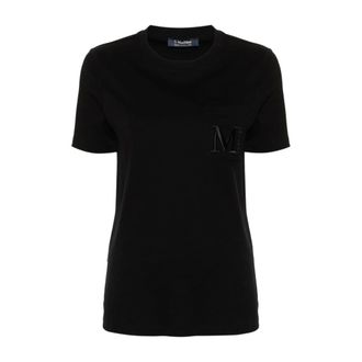 Max Mara Femme, Tops, Bleu, Taille: 38 FR T-shirt en Coton Bleu pour Homme