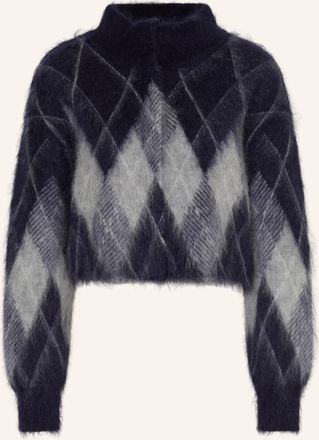 Mrs & Hugs Mrs & Hugs Strickjacke Mit Mohair blau