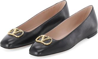 Valentino Garavani Low-Top Sneaker - Ballerinas aus Leder - Gr. 36 (EU) - in Schwarz - f&uuml;r Damen