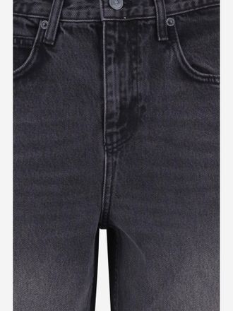 Frankie Shop Vintage-Washed Denim Jeans - Gray