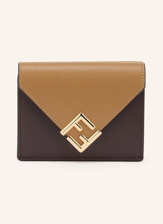 Fendi Geldb&ouml;rse Ff Diamonds braun
