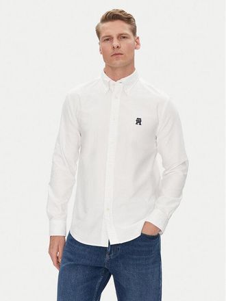 Tommy Hilfiger Hemd Heritage MW0MW39235 Weiß Regular Fit