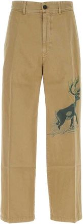 Incotex Homme, Pantalons, Brun, Taille: W32 Pantalon en Coton Camel