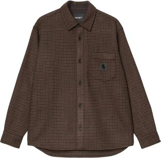 Carhartt Work in Progress Homme, Chemises, Brun, Taille: S Lowis L/S Shirt