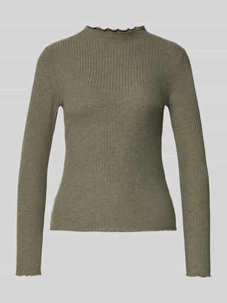 Only Slim Fit Langarmshirt mit Viskose-Anteil Modell EMMA