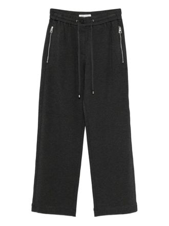 Marc O'Polo pantalon &agrave; lien de resserrage - Gris