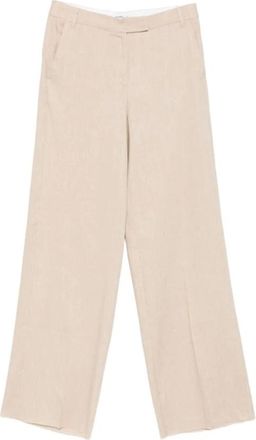 Marella Femme, Pantalons, Beige, Taille: 36 FR Wide Pantalons