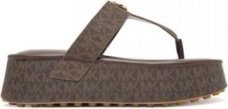 Michael Kors Femme, Chaussures, Brun, Taille: 40 EU Koya Flip Flop