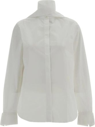 7 For All Mankind Chemisier &agrave; - Femme - Blouses et Chemises - Blanc - Taille: 36 FR