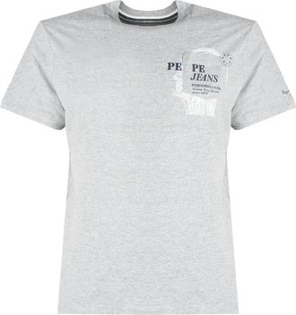 Pepe Jeans London Sergio T-Shirt - - Tops - Herren - Grau - S