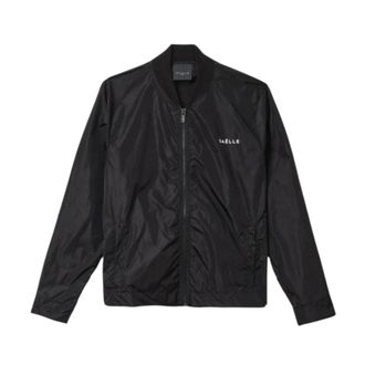 Ga&euml;lle Paris Schwarze Nylon Herrenjacke Logo - - Jackets - Herren - Schwarzk - XL
