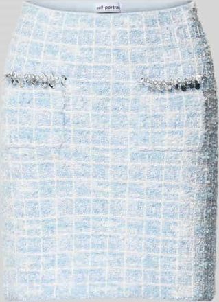 Self Portrait Minirock mit Eingrifftaschen