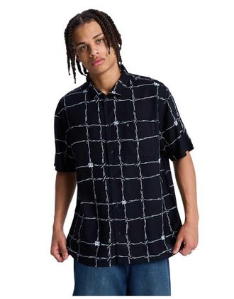 DC Wired - Chemise d&eacute;contract&eacute;e &agrave; manches courtes - Noir