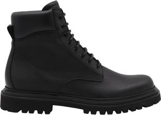 Dolce & Gabbana Stiefel - High-Top Lace-Up Boots With Rugged Sole - Gr. 40,5 (EU) - in Schwarz - f&uuml;r Damen