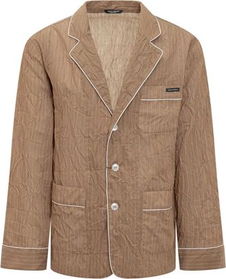 Dolce & Gabbana Homme, V&ecirc;tements de nuit et de d&eacute;tente, Beige, Taille: S Vestaglia
