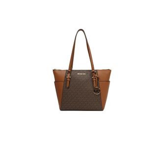 Michael Kors Charlotte Gro&szlig;e Henkeltasche mit Rei&szlig;verschluss - - Bags - Damen - Braun - ONE SIZE