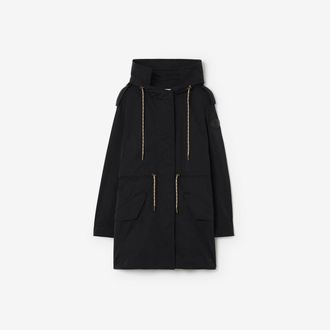 Burberry Parka en nylon stretch, Size: XS
