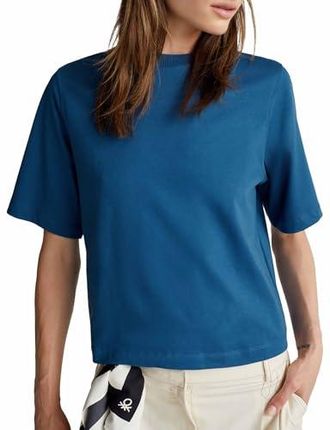 Benetton T-Shirt, Bleu, X-Small