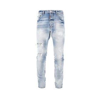 Dsquared2 Light wash Teddy jeans Man 46