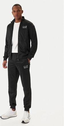 Emporio Armani Jogginganzug 7M001320 AF12449 Schwarz Regular Fit