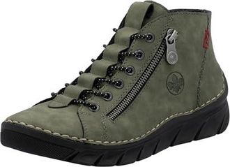 Rieker Bottes courtes pour femme 55048 - Vert - Pointure 36 EU, vert, 36 EU