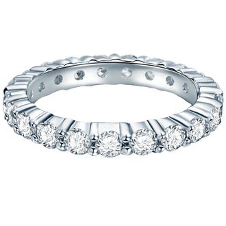 Trilani Ring - Sterling Silber Ring Zirkonia - Gr. 50 - in Silber - f&uuml;r Damen