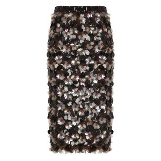 P.A.R.O.S.H. P.a.r.o.s.h., Femme, Jupes, Multicolore, Taille: 40 FR Parosh Skirts Brown
