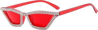 Generic Lunettes De Soleil Vacances &Agrave; Petite Monture For Femmes Sport En Plein Air For Hommes(Red)