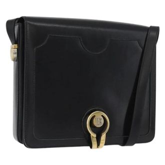 Bally Pre-owned Leather Shoulder Bag - - Pre-owned - Damen - Schwarzk - ONE SIZE