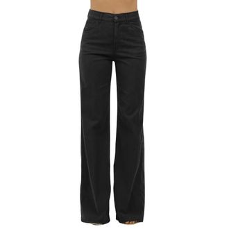 Dondup Amber Baumwoll- und Lyocellhose - - Trousers - Damen - Schwarzk - W30