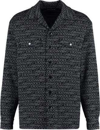 Dolce & Gabbana Homme, Vestes, Multicolore, Taille: 3XS Camicia oversize in cotone