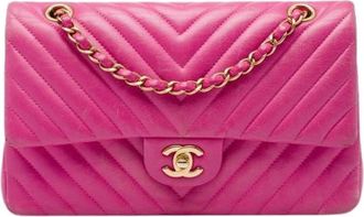 Chanel Sac bandouli&egrave;re Classic Flap Pre-owned - Femme - Pre-owned - Rose - Taille: ONE Size