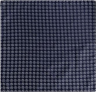 Giorgio Armani Homme, Accessoires, Bleu, Taille: ONE Size Carr&eacute; de poche en soie &agrave; monogramme